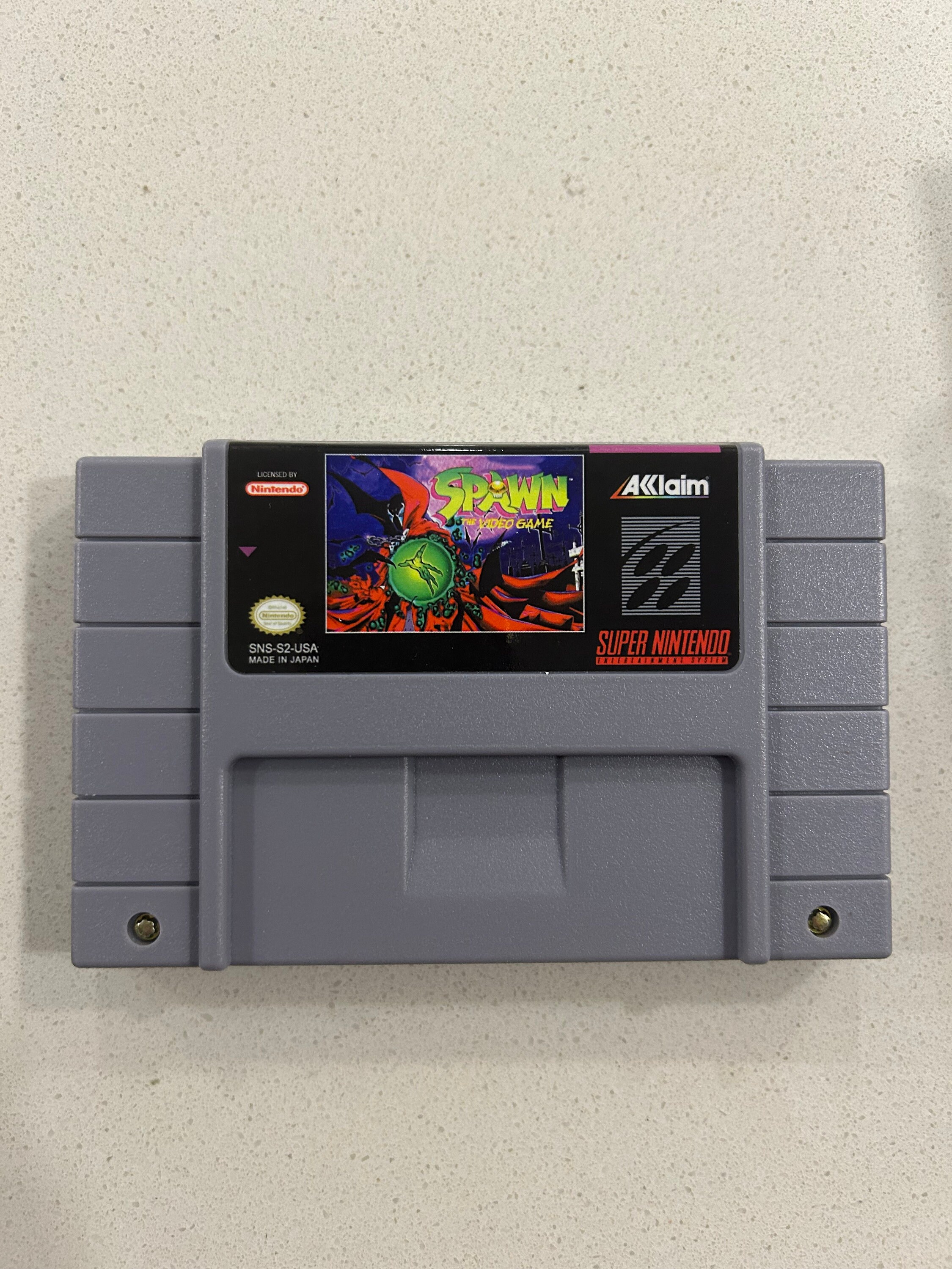 Spawn the Video Game SNES Super Nintendo Etsy