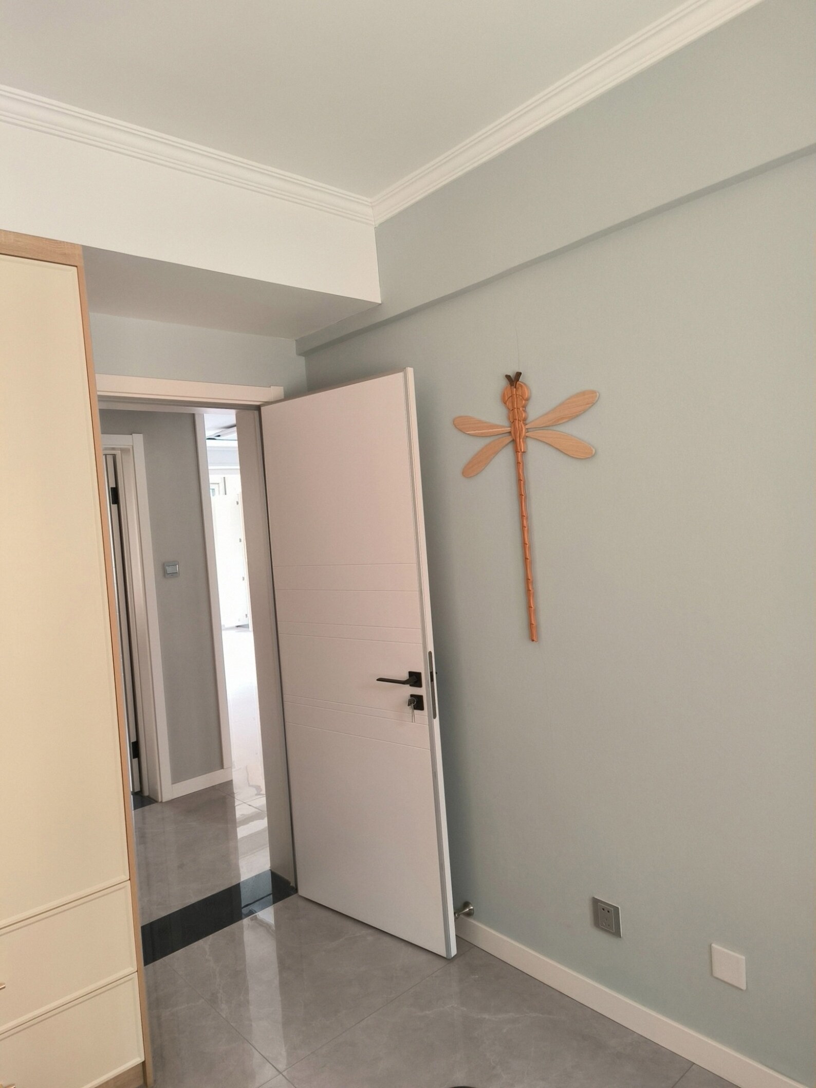 Solid Wood Dragonfly Take Clothes Pole Drying Rack-creative Clothes ...