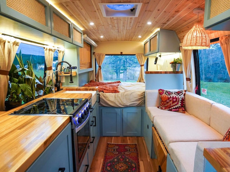 Build Plans: Couch/booth/bed Convertible Furniture for Van Life, Bus ...