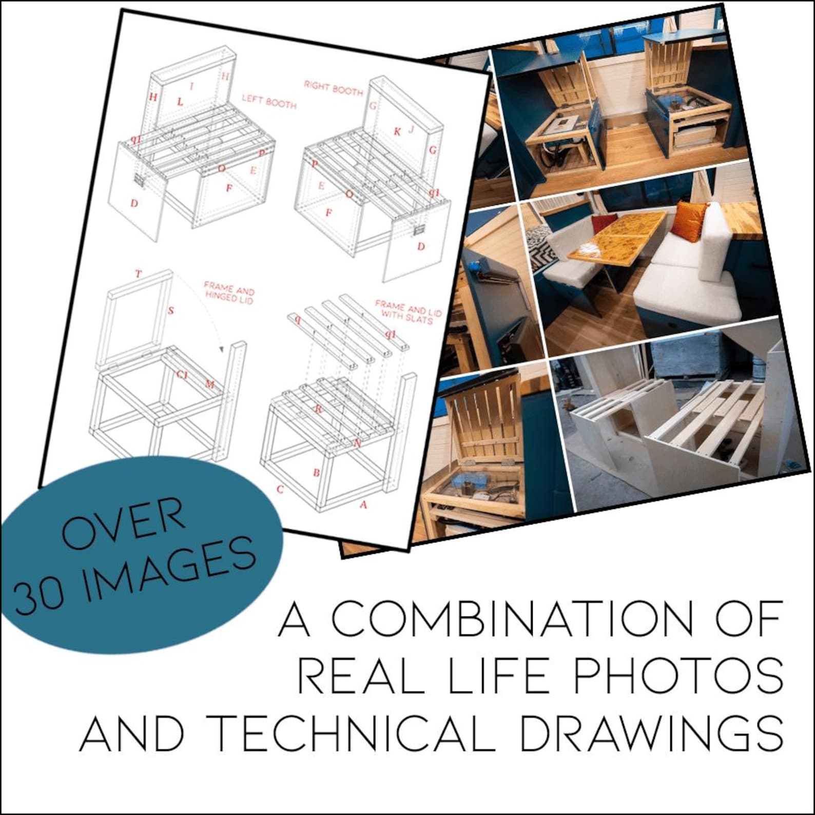 Build Plans: Couch/booth/bed Convertible Furniture (with Hinging Lid ...