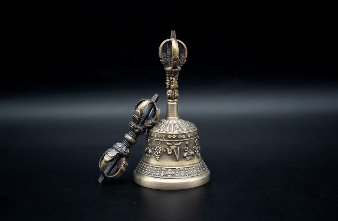 Vajra Bell -tibetan Singing Bowl From Nepal-holistic Bowls- Harmonize ...