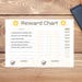 Editable Kids Reward Chart: Chore & Behavior Tracker (printable PDF ...