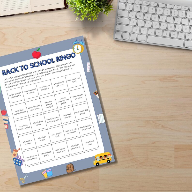 Printable Getting to Know You Bingo Worksheet | Icebreaker Activity for ...