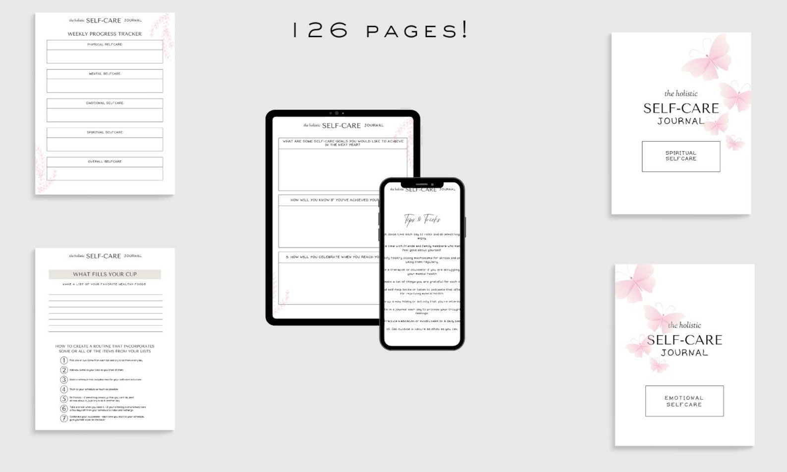 Self-care Journal, Wellness Journal, Printable Journal, Mindfulness ...