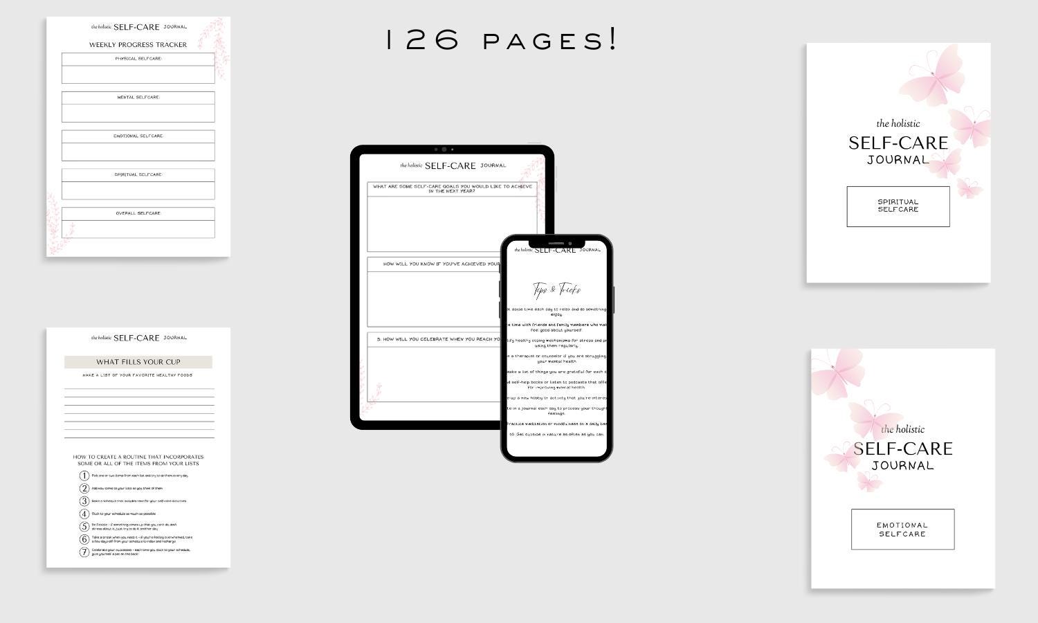 Self-care Journal, Wellness Journal, Printable Journal, Mindfulness ...