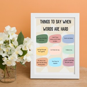 Grief Moments Poster, Therapy Office Decor, Self Care Printable ...