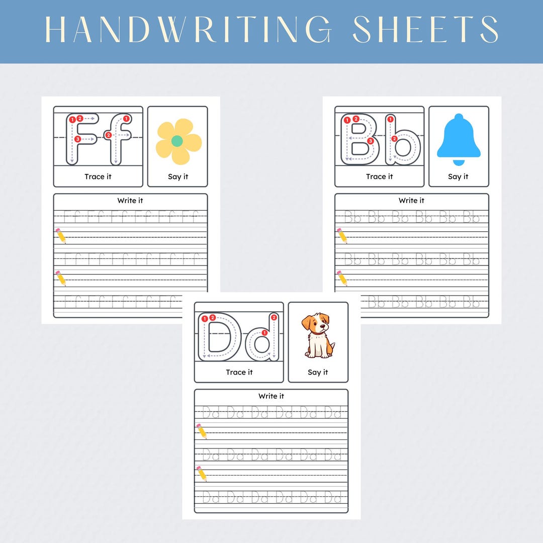 Alphabet Tracing Worksheets |26 Printable Practice Pages|capital ...