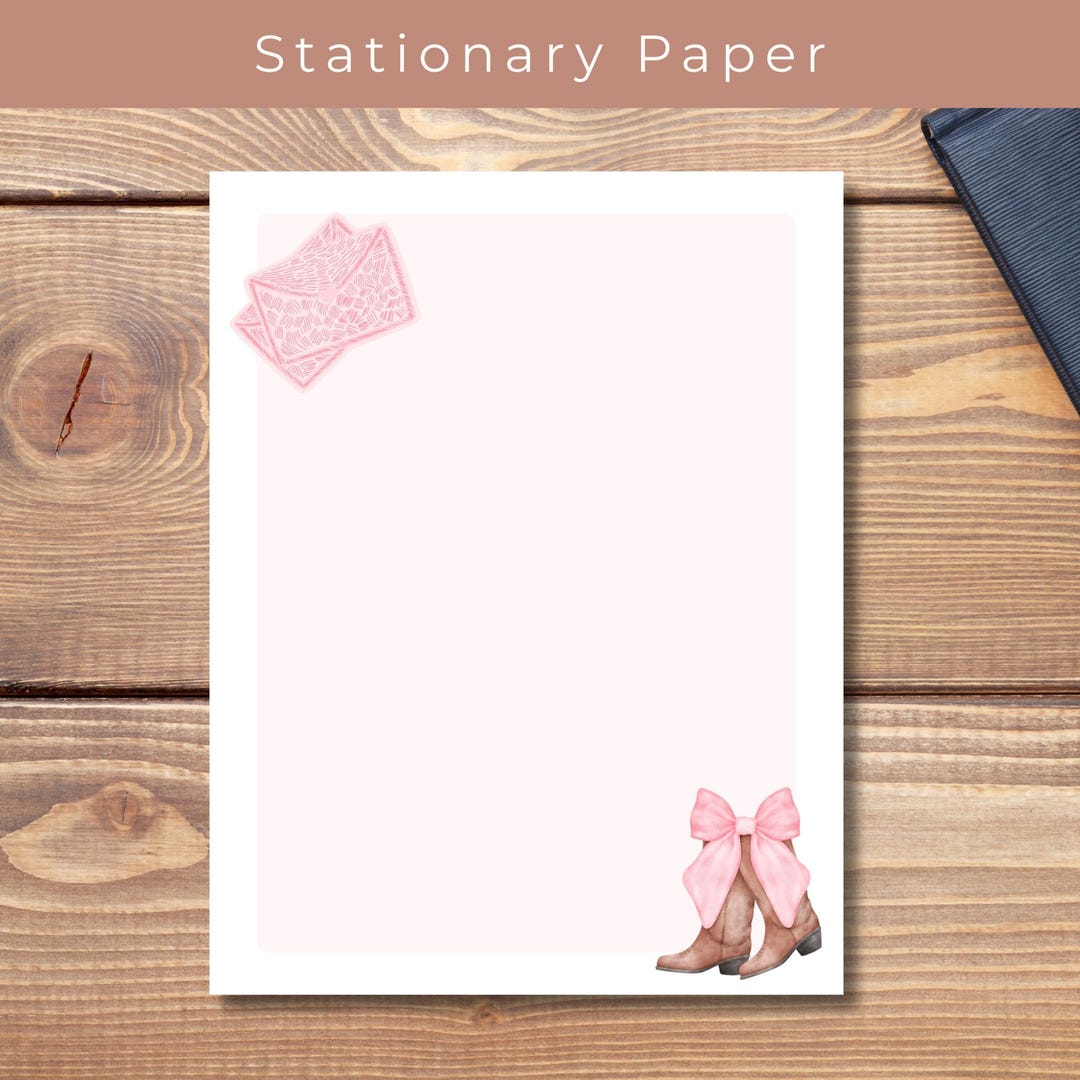 Counseling Session Notes Printable| Coquette Design| Stationary Paper ...