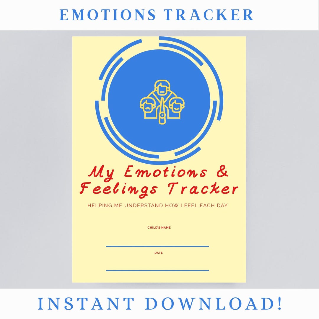 Emotions and Feelings Tracker | Social Emotional Learning Pdf|emotional ...