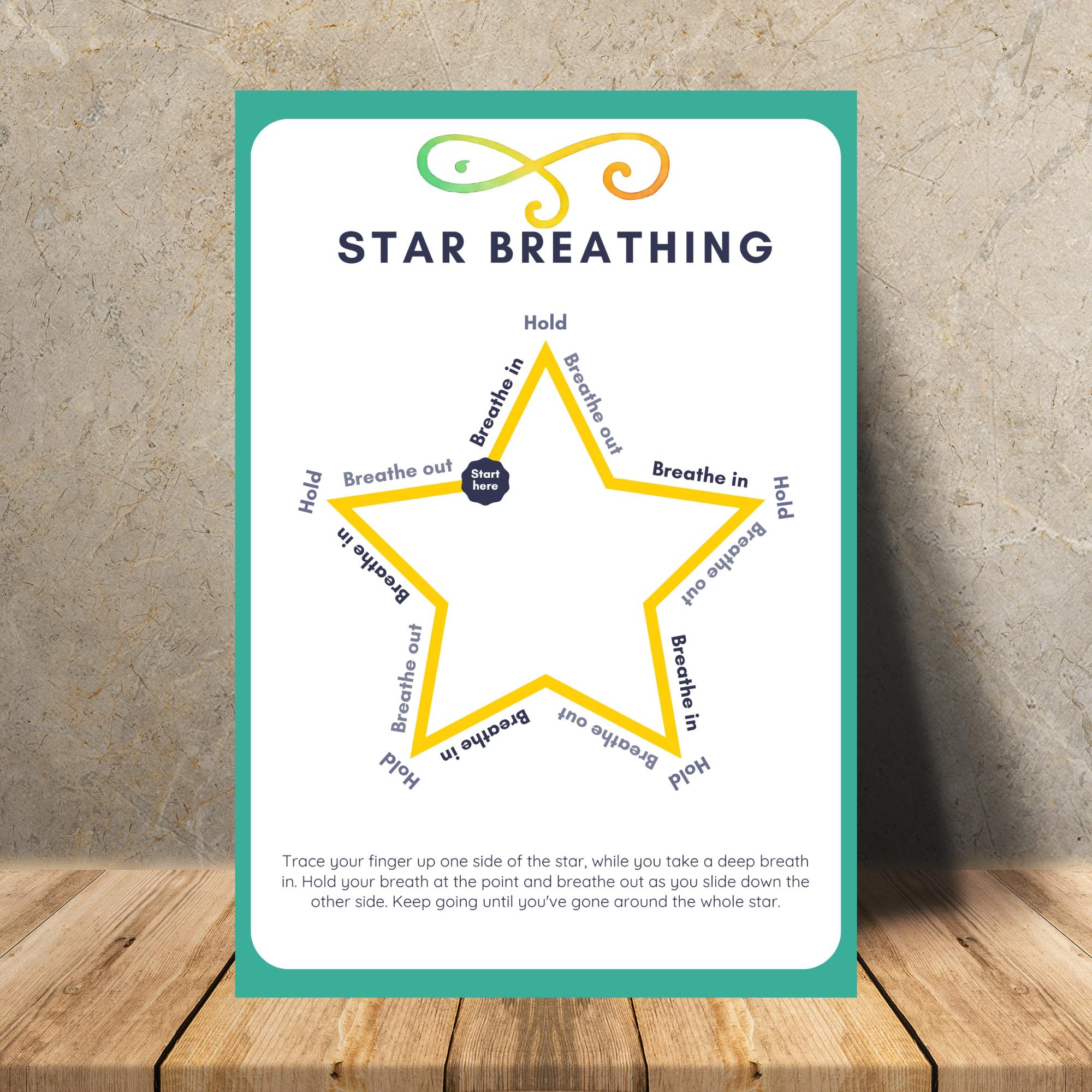 Calming Corner Breathing Posters|mindful Breathing for Kids|printable ...