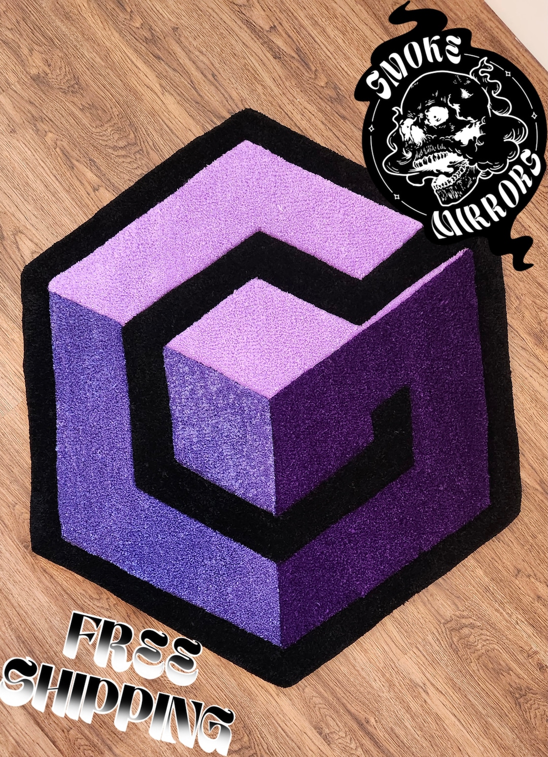 Handmade Gamecube Rug: Retro Gaming Decor - Etsy
