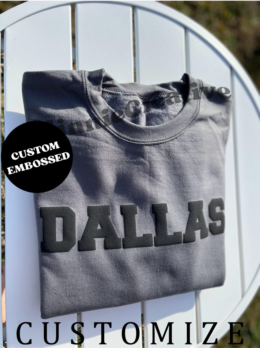 Custom Puff Design Embossed Design Customized Unique Christmas Gift ...