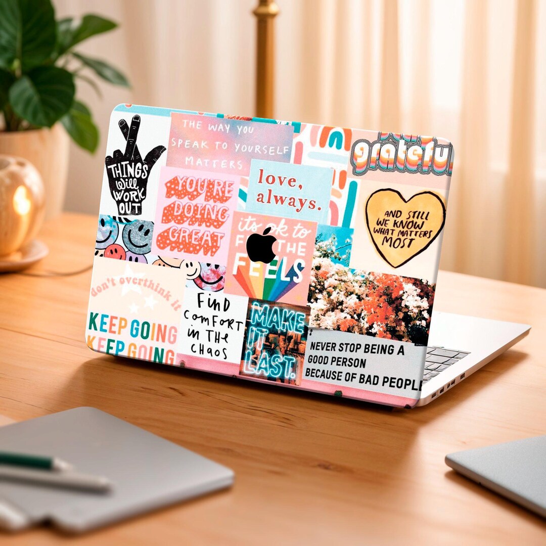 Motivational Laptop Stickers, MacBook Encouraging Decals for MacBook ...