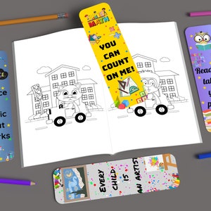 Printable STEM & Learning Bookmarks for Kids Science, Math, Reading ...