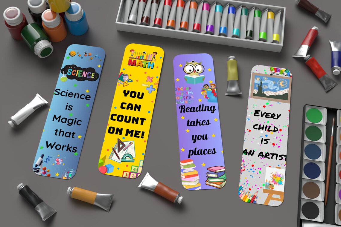 Printable STEM & Learning Bookmarks for Kids Science, Math, Reading ...