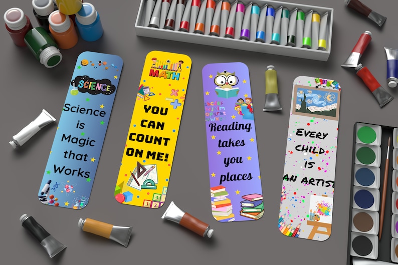 Printable STEM & Learning Bookmarks for Kids Science, Math, Reading ...