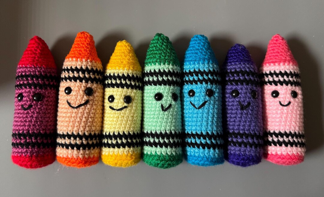 Crochet Crayons - Etsy