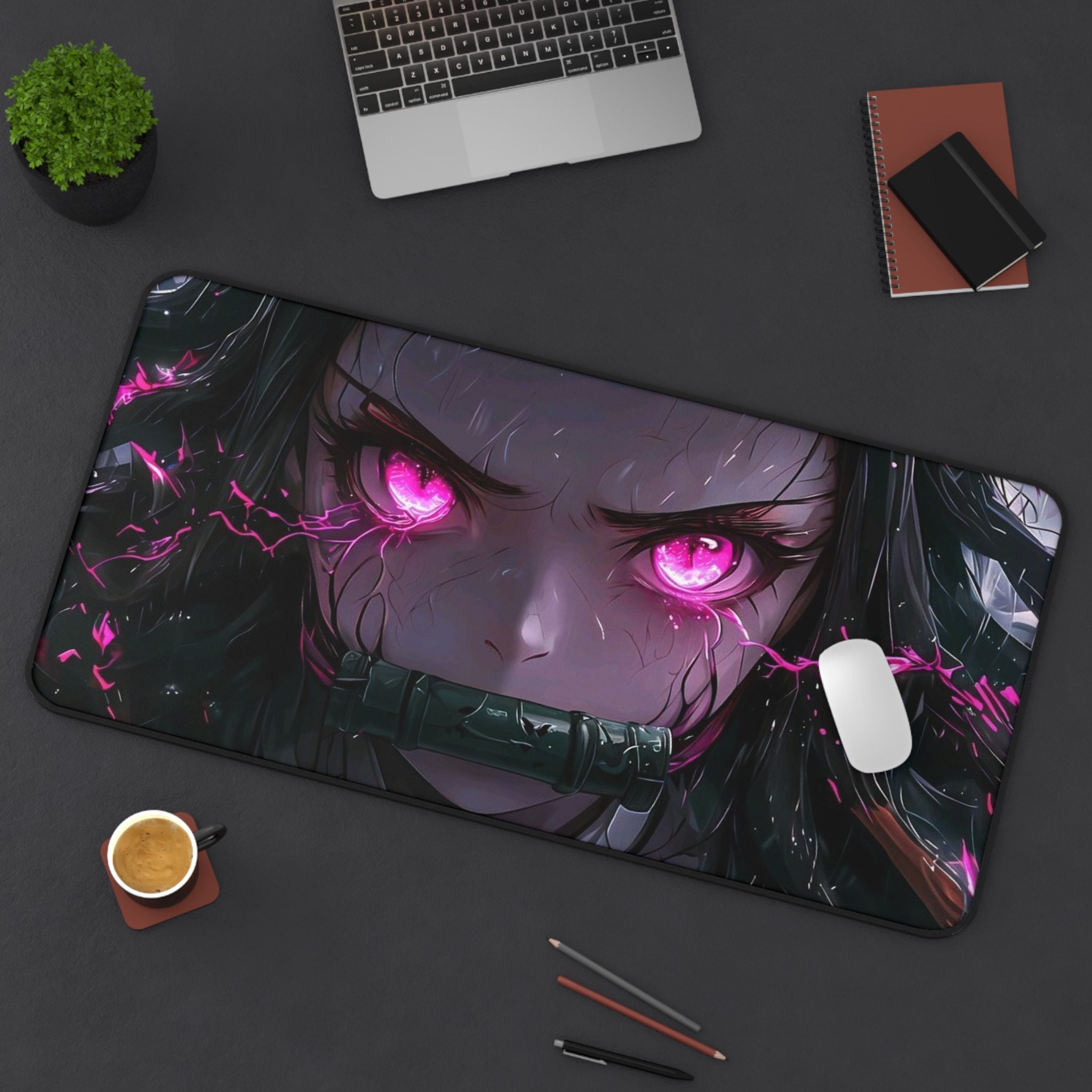 Nezuko Demon Slayer Mousepad, Gaming Mousepad, Large Desk Mat, Anime ...