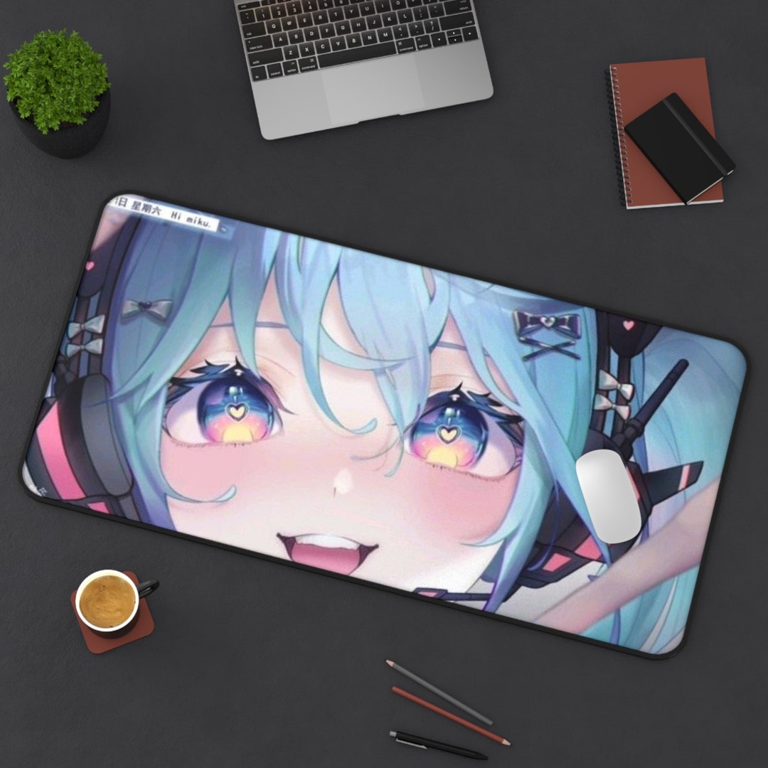 Hatsune Miku Mousepad, Gaming Mousepad, Large Desk Mat, Anime Mouse Pad ...