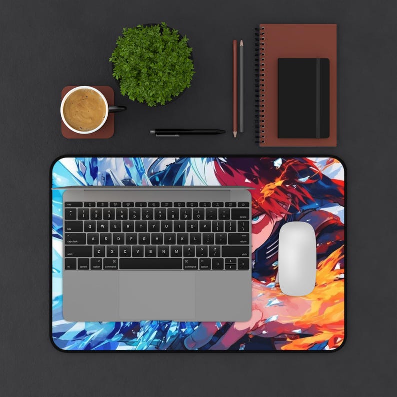 Shoto My Hero Academia Anime Mousepad, Gaming Mousepad, Large Desk Mat ...