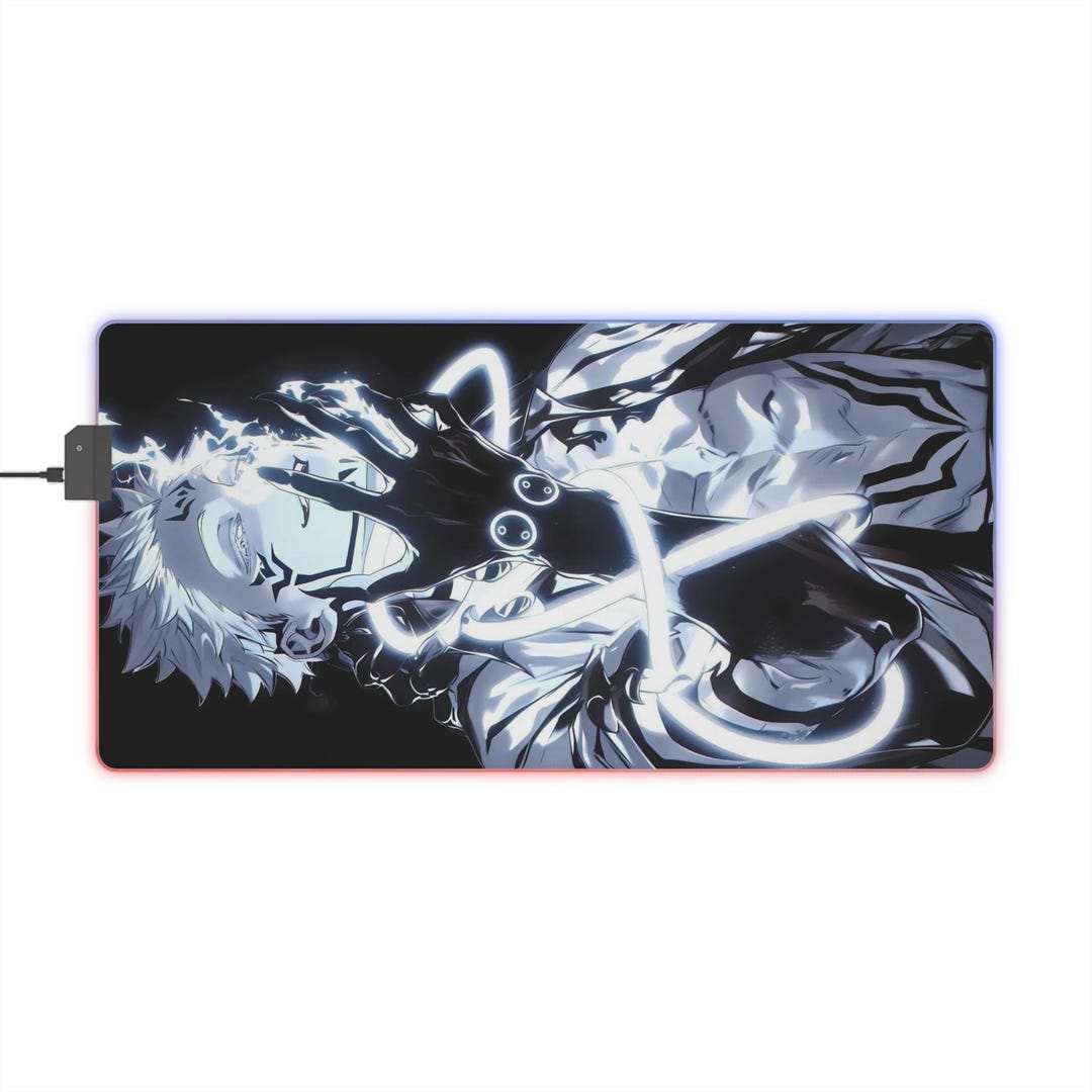 Sukuna JJK LED Anime Gaming Mousepad, Gaming, Desk Mat, Anime Mouse Pad ...