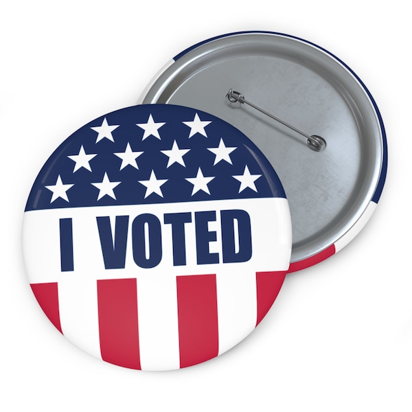 I Voted Voting Pin - Etsy