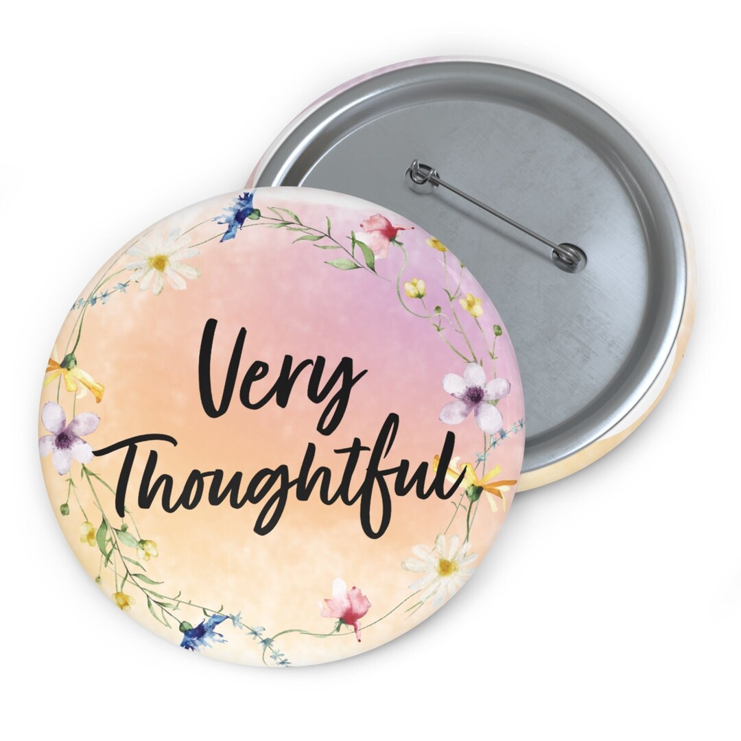 Very Demure Very Mindful Custom Pin Button, Tiktok Viral Gift ...