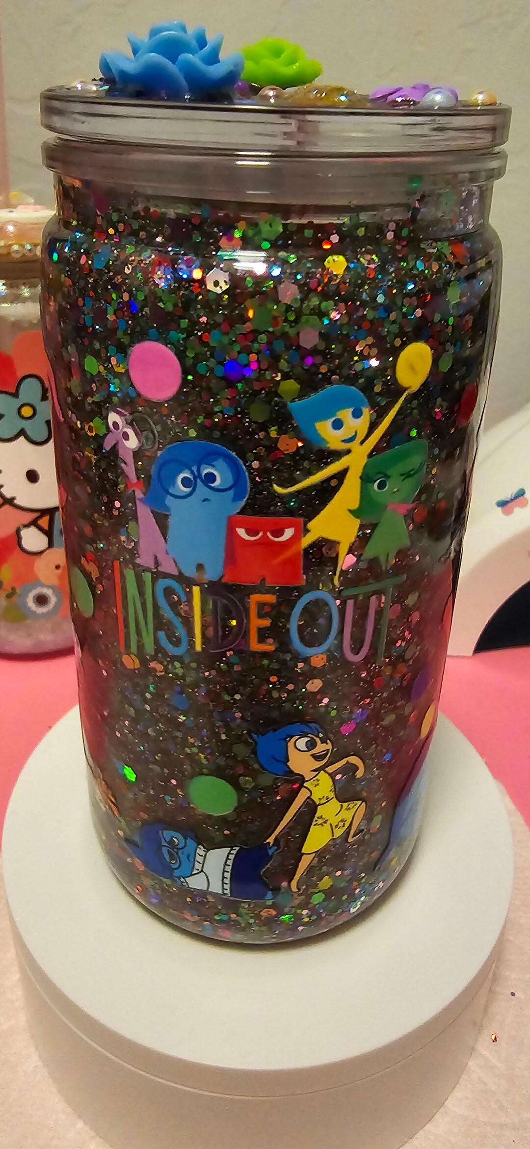 Inside Out Plastic Snowglobe Cup - Etsy