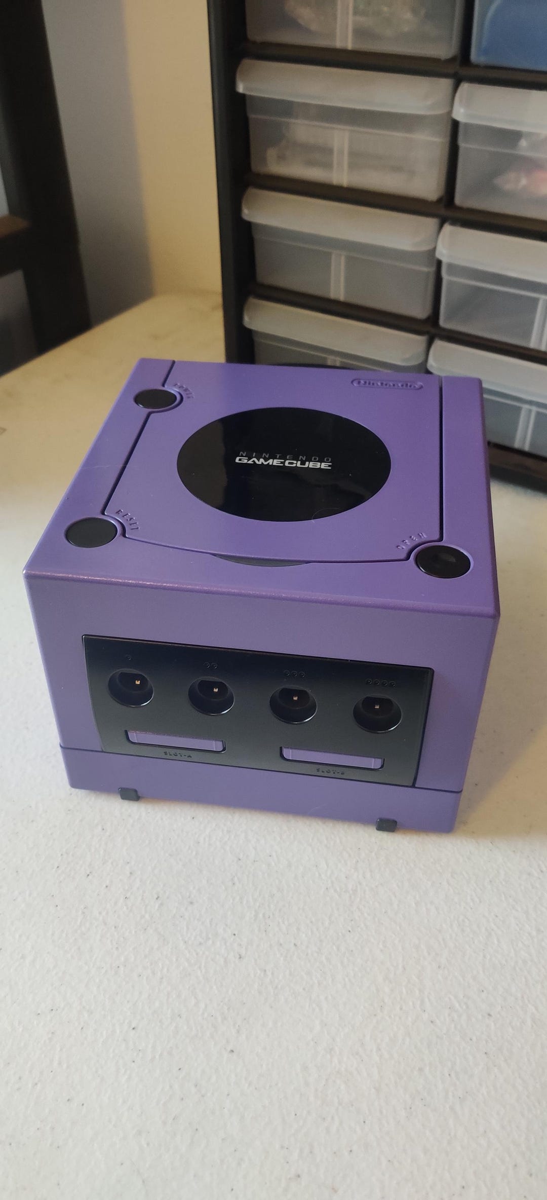 Nintendo Gamecube Purple and Black authentic Item Hand Painted - Etsy