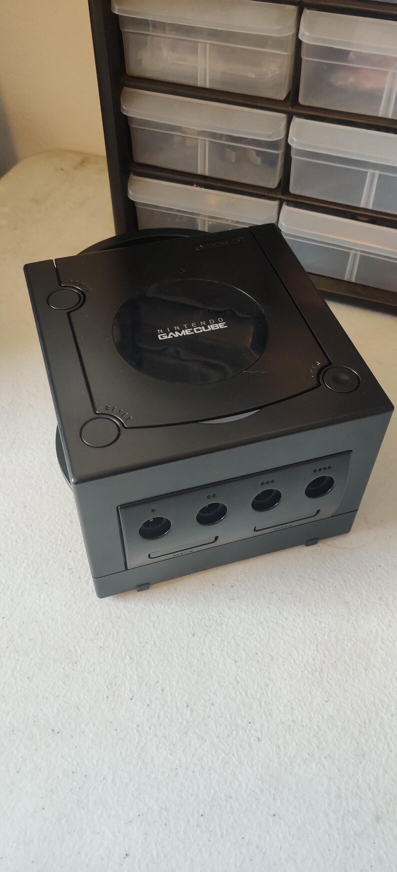 Nintendo Gamecube Black authentic Item Hand Painted - Etsy