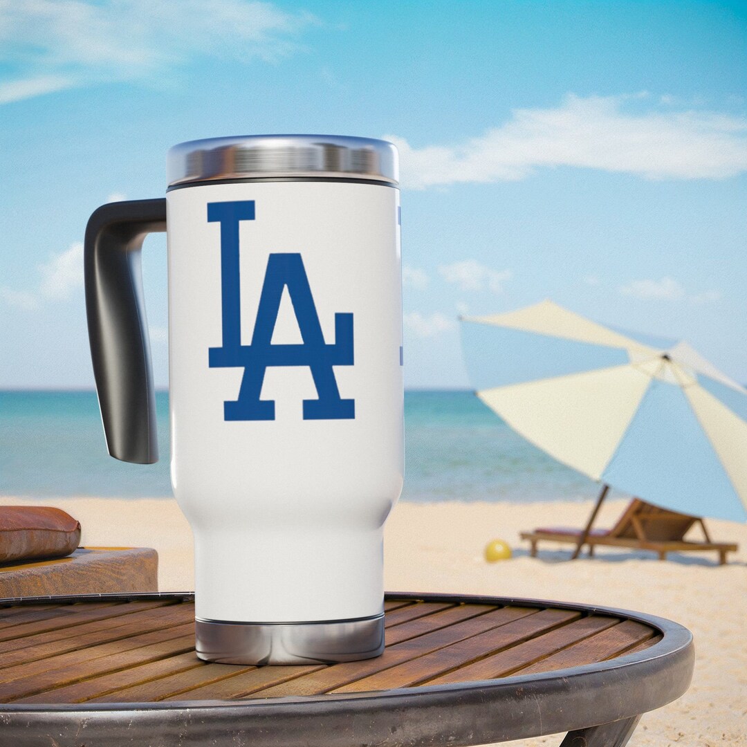 Top Quality LA Dodgers Travel Mug With Handle Major League Gift for LA ...