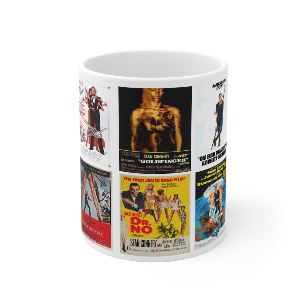 Classic James Bond Film Icons Mug - the Perfect Gift for a 007 Film ...