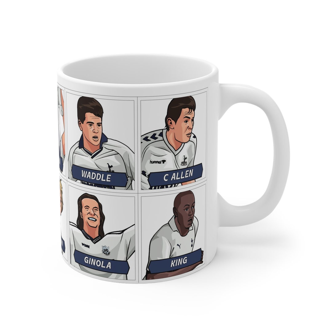 Super Spurs - Tottenham Hotspur Panini Sticker Book Style Mug ...