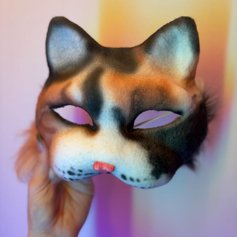 Calico Cat Therian Mask - Etsy