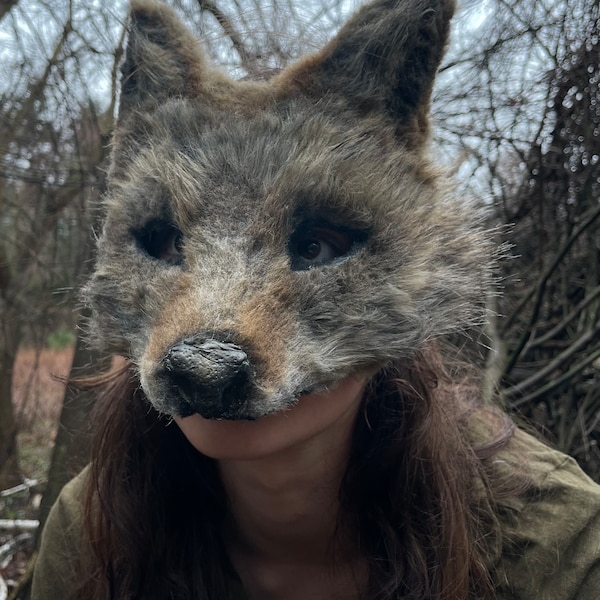 Coyote Mask - Etsy