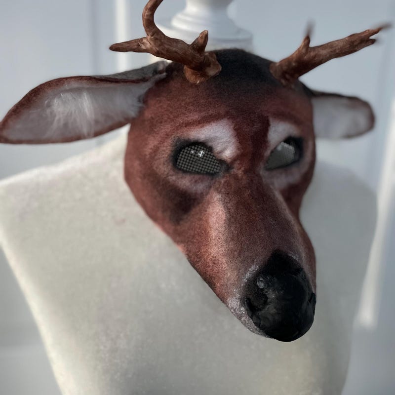 Therian Deer Mask - Etsy