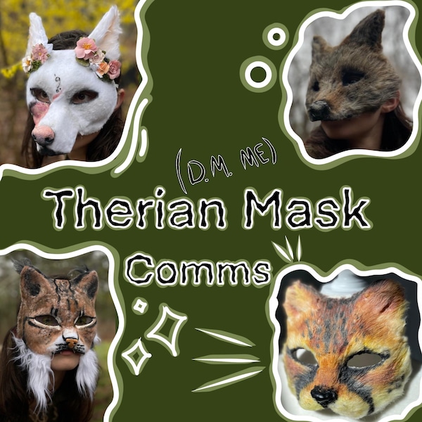 Realistic Therian Mask - Etsy