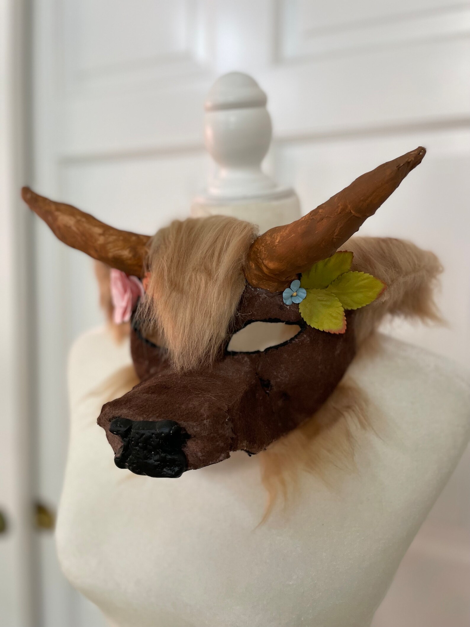 Highland Cow Therian Mask - Etsy