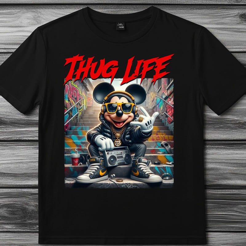Mickey Mouse Gangsta - Etsy