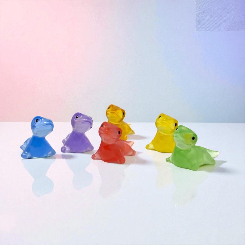 Mini Lizard Figurines - Fairy Garden Reptile Ornaments, Set of 5 ...
