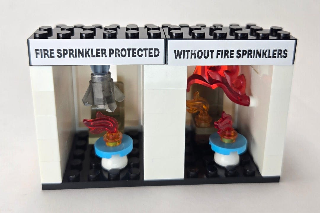 Mini Side-by-side Fire Sprinkler Demo Kit (classroom & Outreach Kit ...