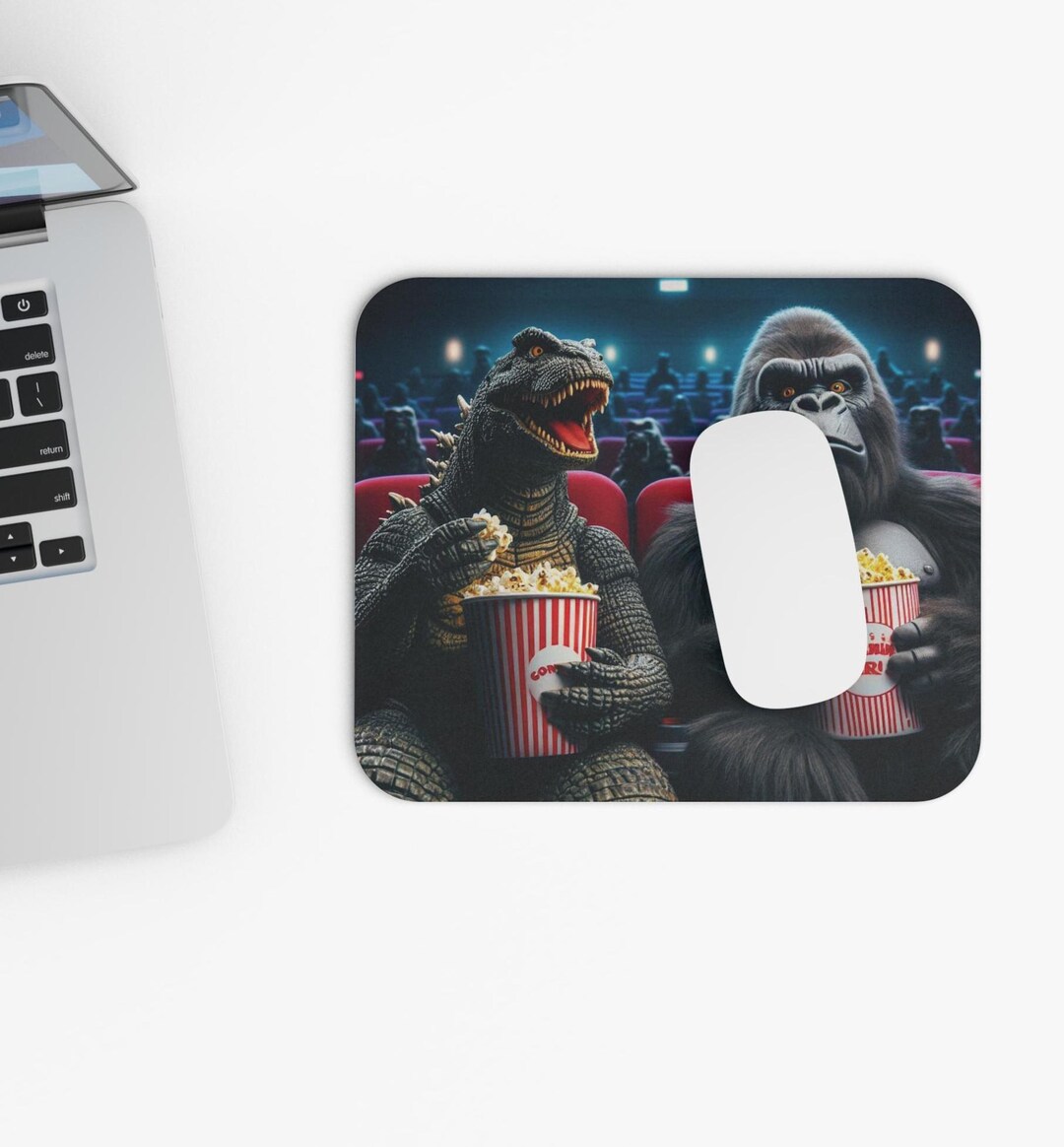 Godzilla and King Kong Mouse Pad, Monster Movie Fans Gift, Kaiju Desk ...
