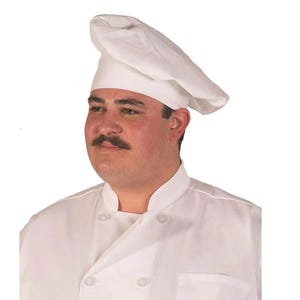 Hilite 13 Tall Master Chef Hat, Adjustable Velcro Closure One Size Fit ...