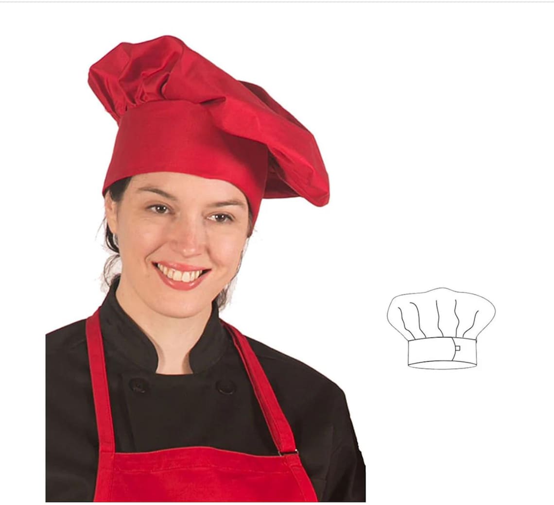 Hilite 13 Tall Master Chef Hat, Adjustable Velcro Closure One Size Fit ...