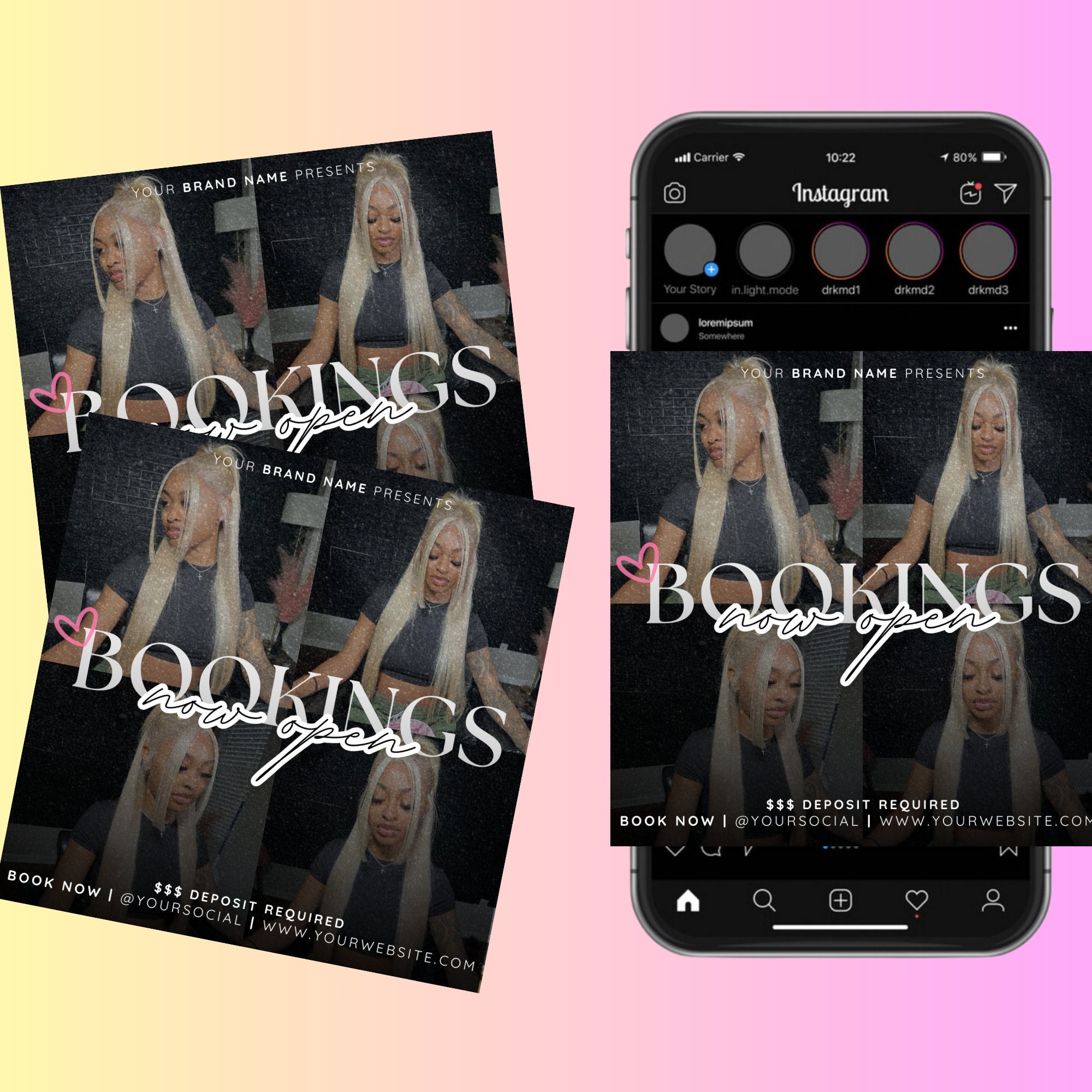 Editable Book Now Flyer, DIY Appointments Available Template, Premade ...
