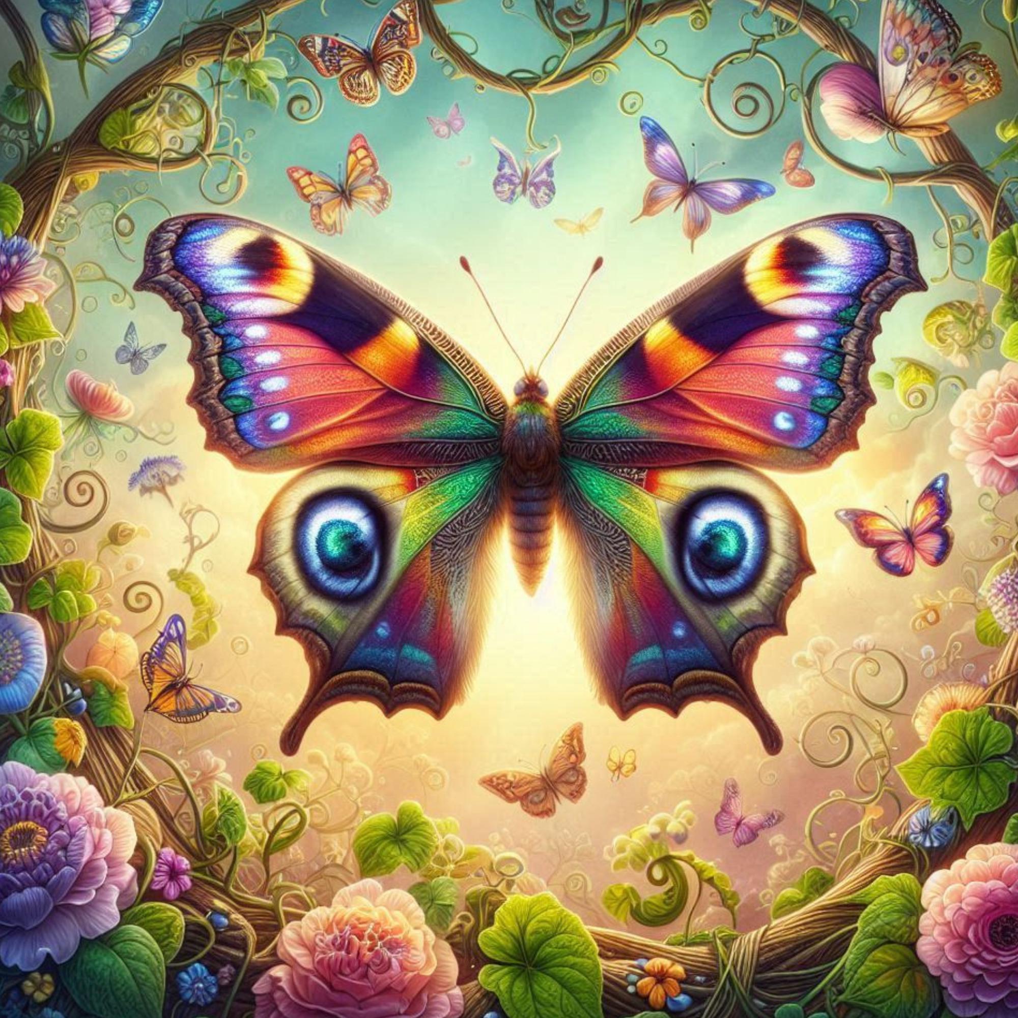 Colorful Butterflies - Clip Art - 10 PNG Files - 03 - Etsy