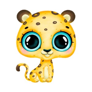 Cute Cartoon Animals Clip Art 14 PNG Files 2 - Etsy