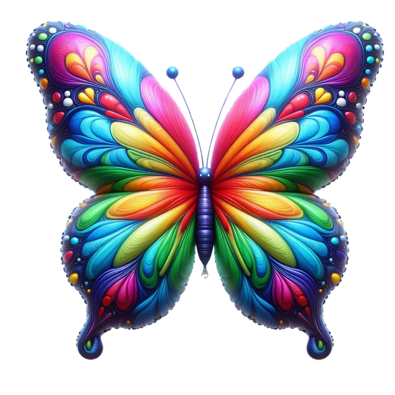Colorful Butterflies - Clip Art - Set #1- (15 PNG Files) -2000 X 2000px ...