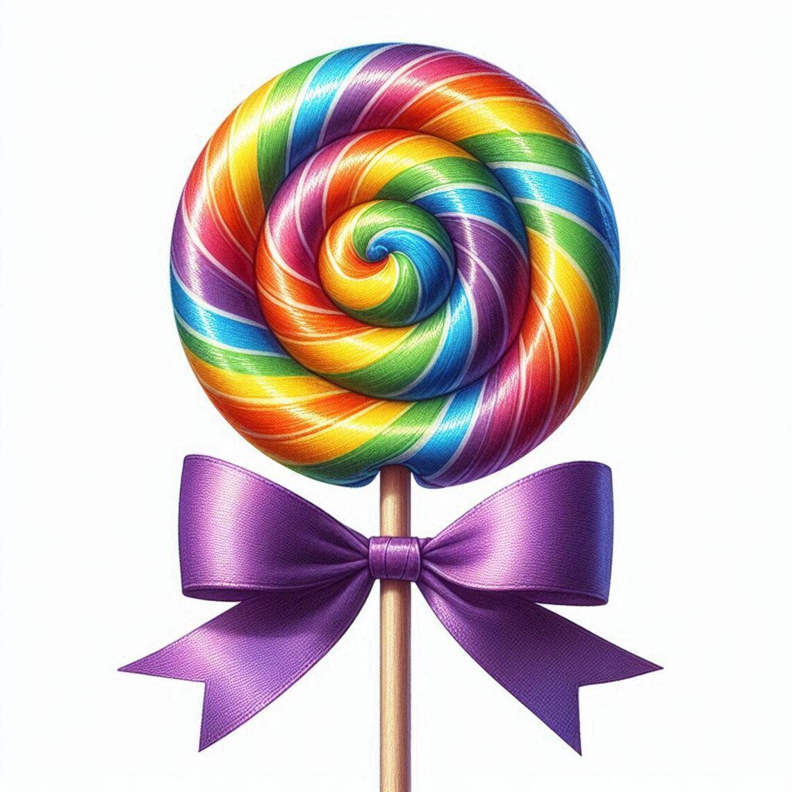 Lovely Lollipops Clip Art 5 Pngs 1024 X 1024 Pixels 04 - Etsy