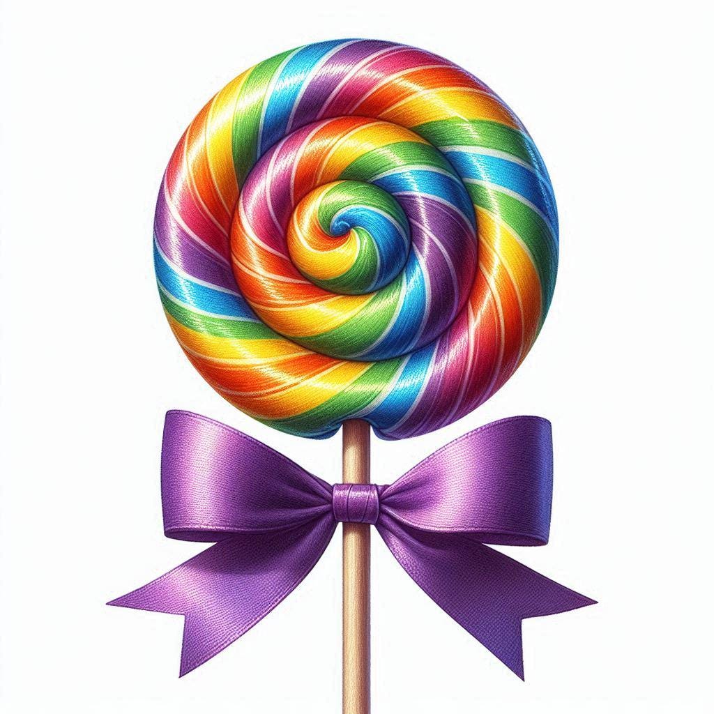 Lovely Lollipops Clip Art 5 Pngs 1024 X 1024 Pixels 04 - Etsy